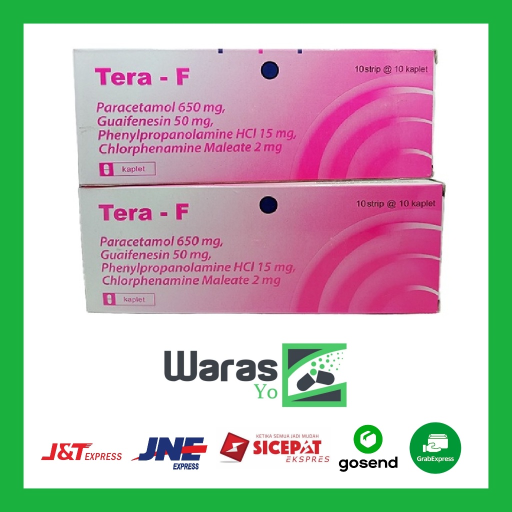 Jual [WS] TERA-F Box isi 100 kaplet - Obat Demam, Batuk & Pilek ...