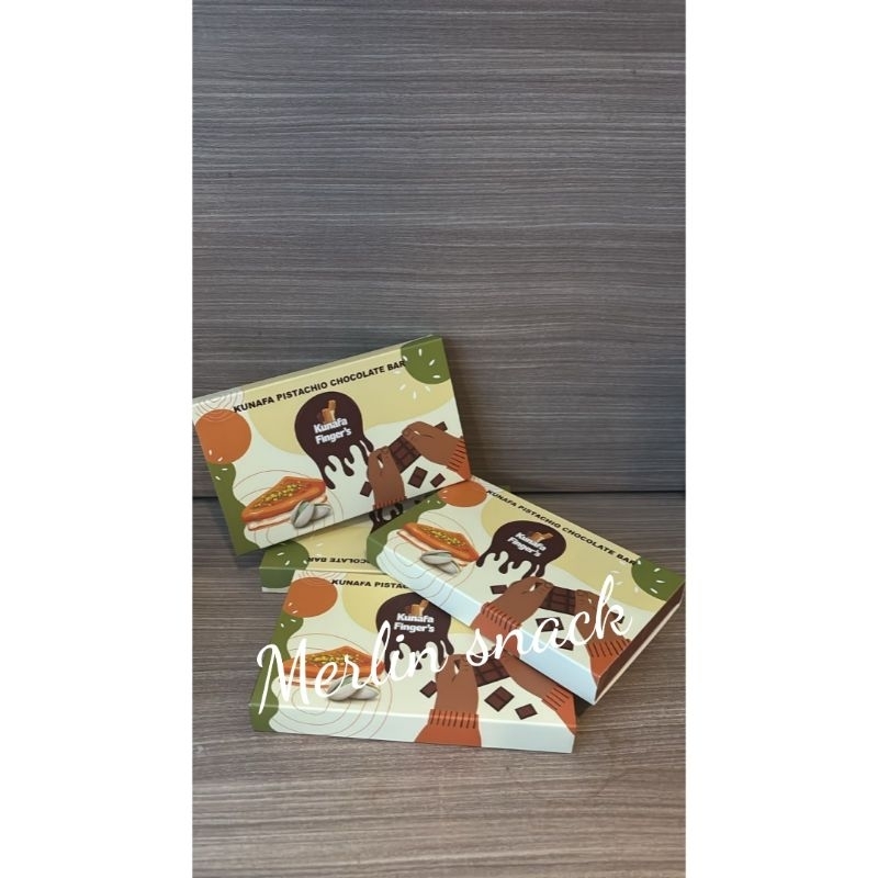 Jual (READY) Coklat kunafa viral chocolate kunafa pistachio coklat ...