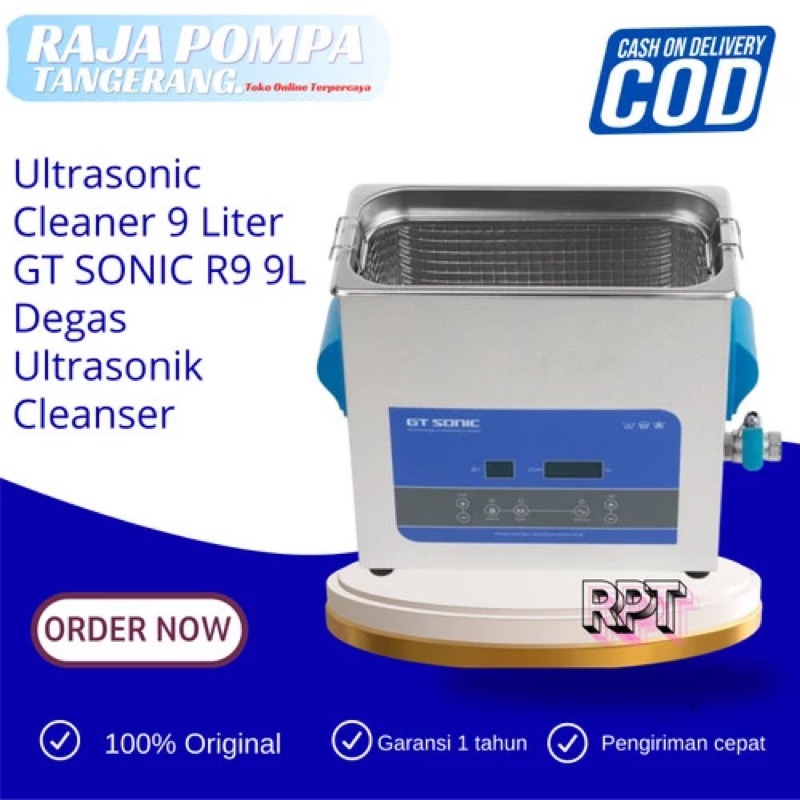 Jual Ultrasonic Cleaner 9 Liter GT SONIC R9 9L Degas Ultrasonik Cleanser | Shopee Indonesia