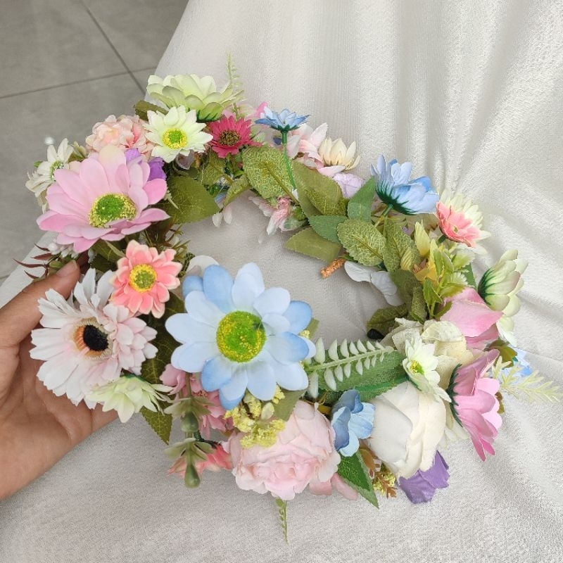 Jual Seulgi Flower Crown Artificial | Midsommar Flower Crown Artificial ...
