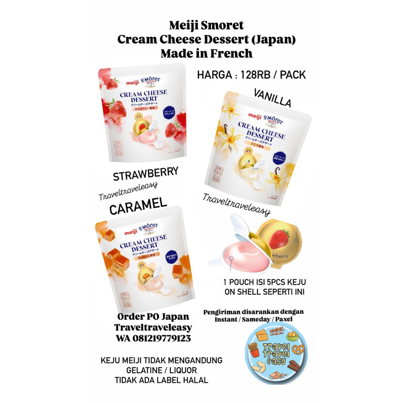 Jual ILE de France Strawberry Cheese Cream Cheese in Sheel Keju ...