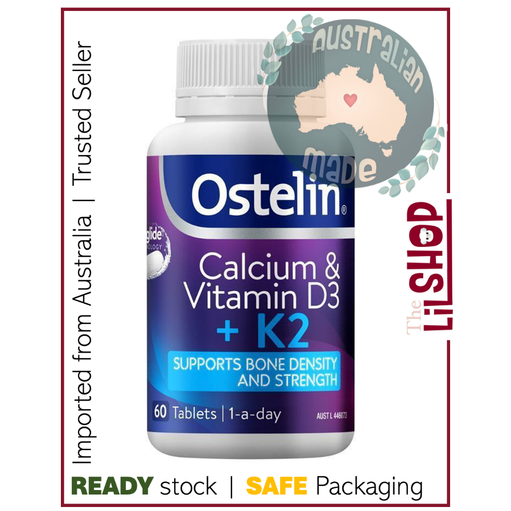 Jual Ostelin Calcium & Vitamin D3 + K2 - Cal-DK2 - Calcium, Vitamin D ...