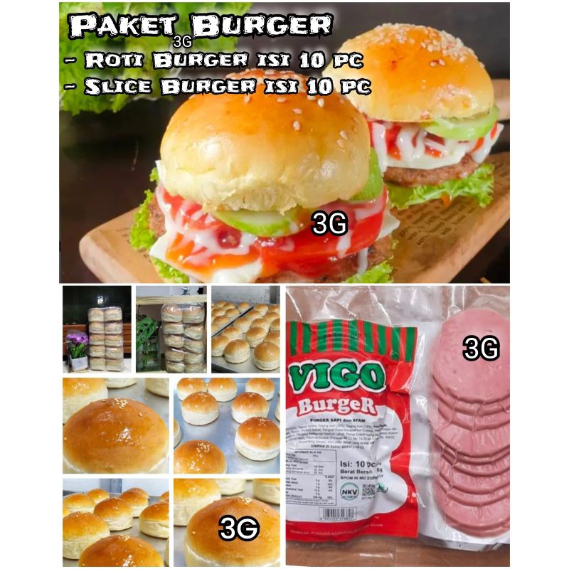Jual Paket Burger 10 Pasang | Shopee Indonesia