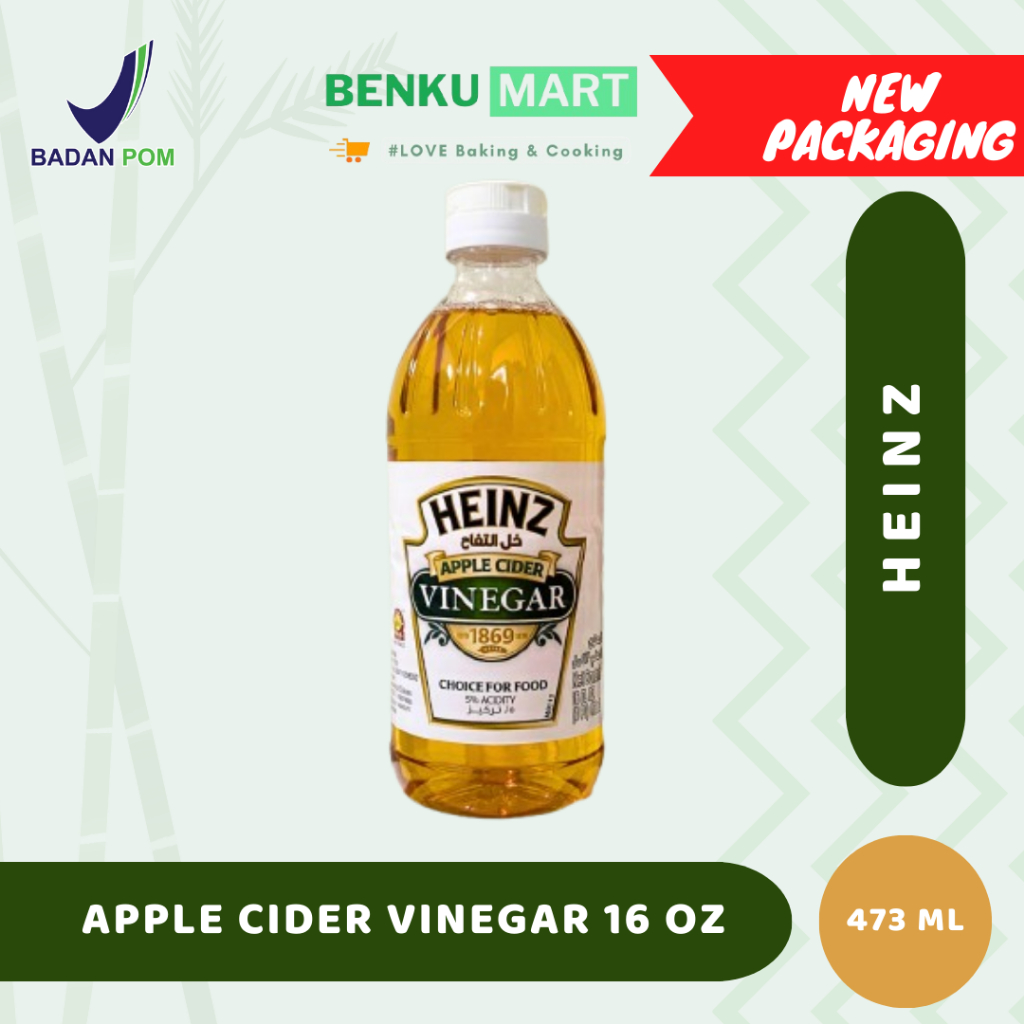 Jual Heinz Apple Cider Vinegar 473 ml - Cuka Apel 16 oz | Shopee Indonesia