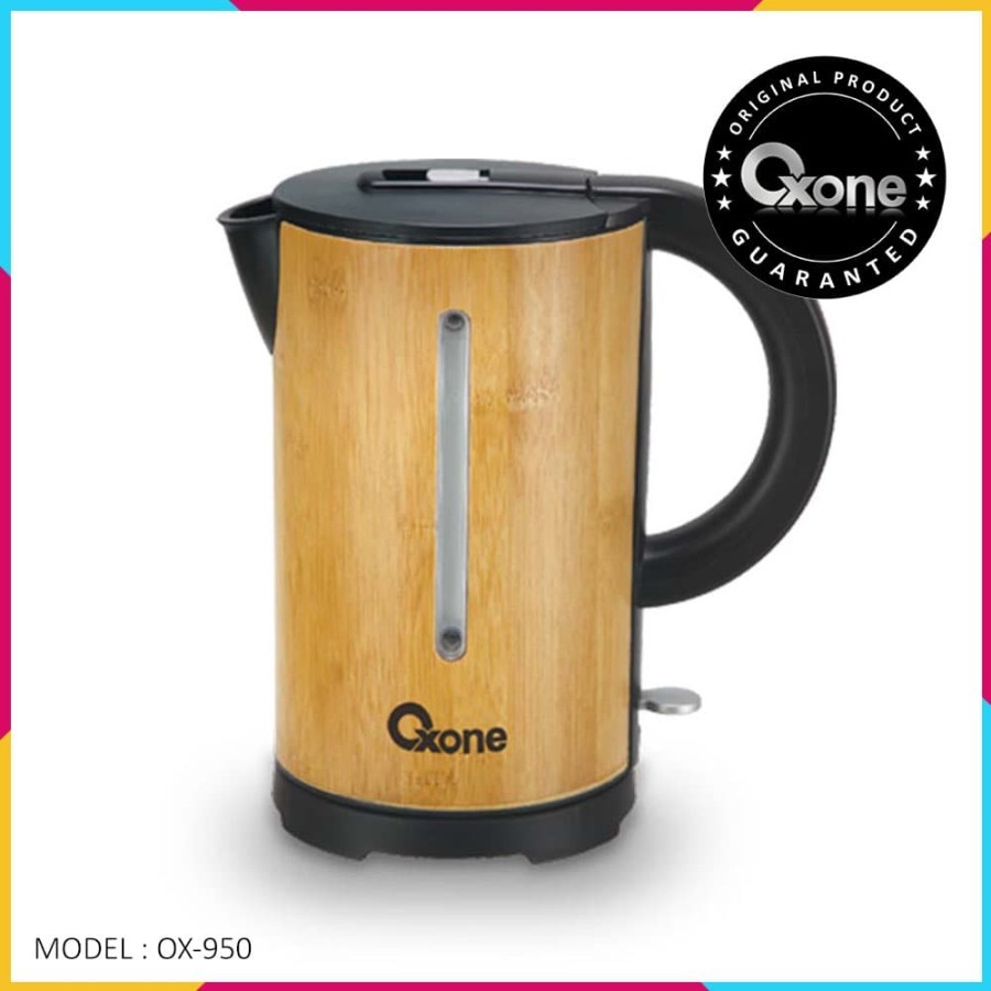 Jual Oxone Ox950 Bamboo Electric Kettle Ox 950 Pemanas Air Listrik ...