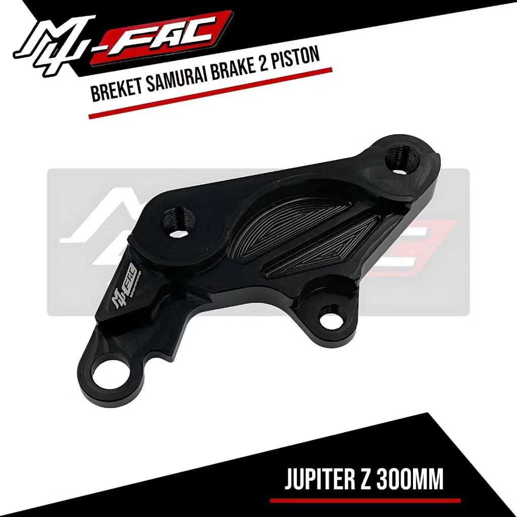 Jual BREKET KALIPER MUFAC SAMURAI BRAKE 2 PISTON JUPITER 300MM | Shopee Indonesia