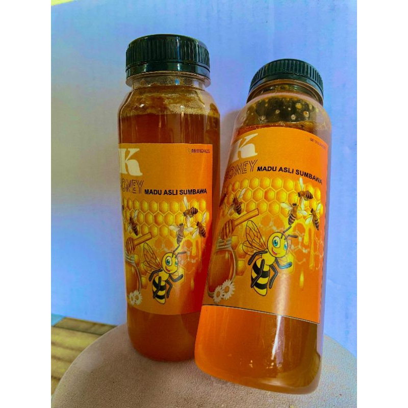 Jual madu hutan sumbawa 250ml,madu murni yang dipanen dari hutan di ...