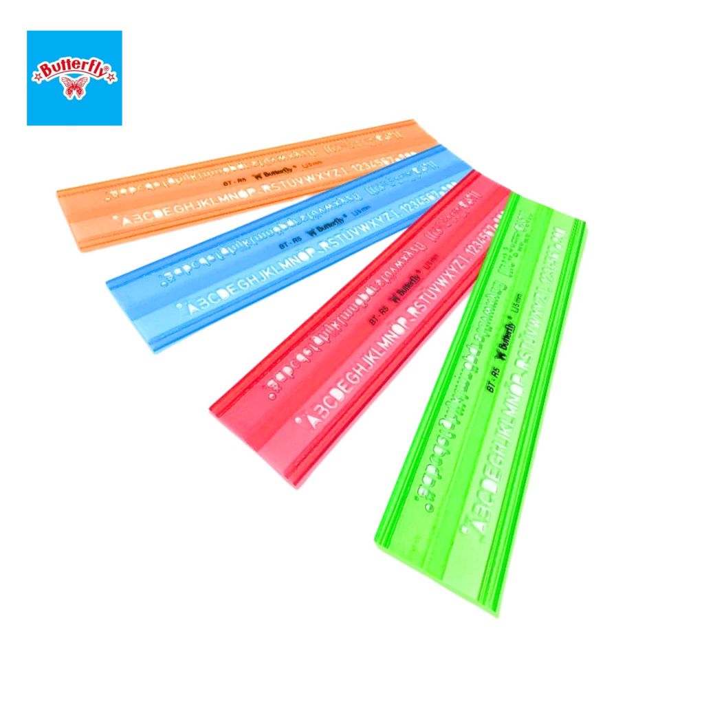 Jual Butterfly Penggaris BT-R5 / MAL Huruf 5MM | Shopee Indonesia