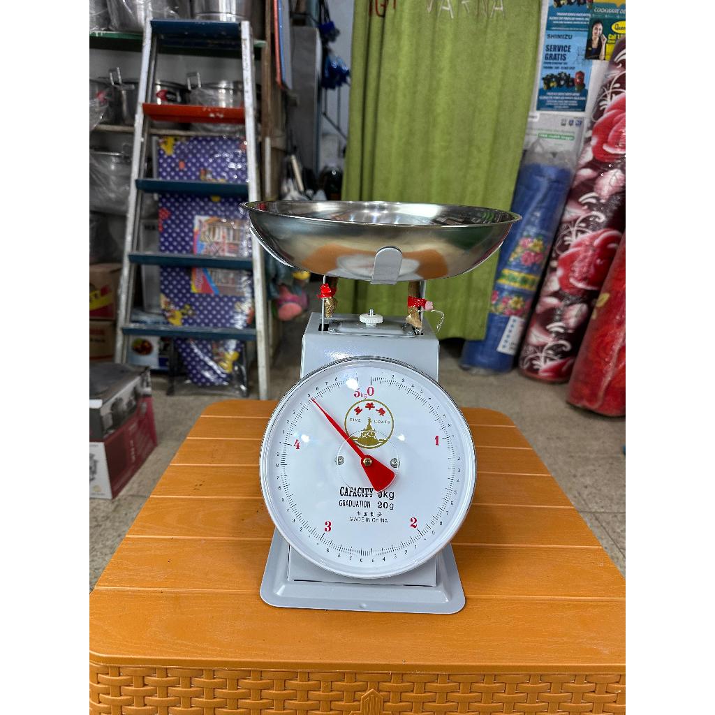 Jual FIVE GOATS Timbangan Duduk/Besi Manual Jarum 5/10/15/20KG Stainless Stell Tahan Lama 1x ...