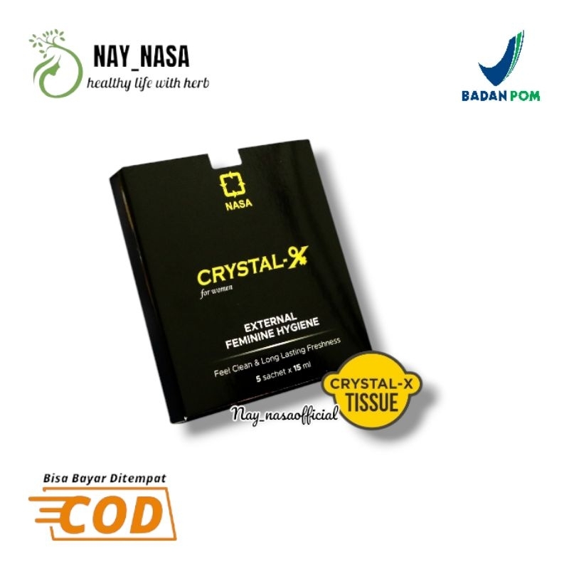 Jual CRYSTAL-X TISSUE (External Feminine Hygiene) | Shopee Indonesia