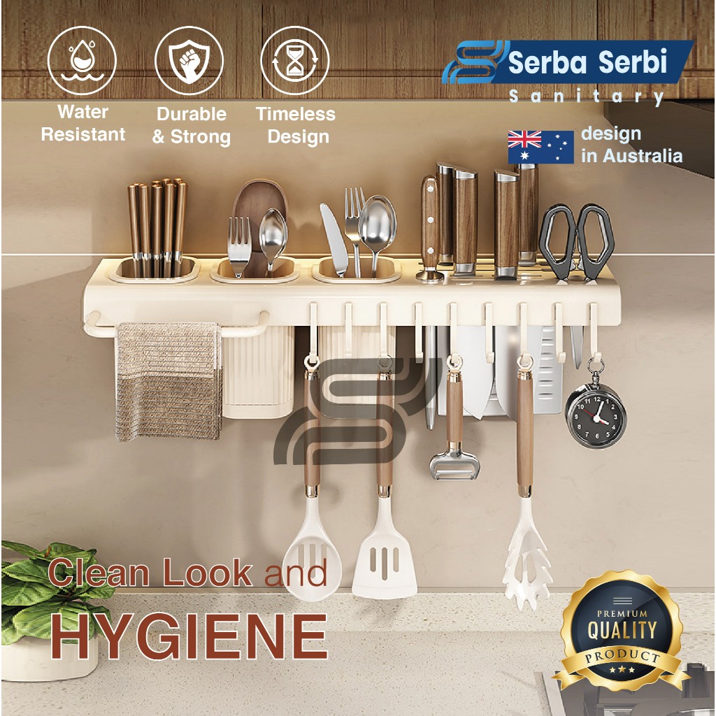 Jual Rak Pisau Minimalis Mudah Pasang Dapur Rapi & Modern. | Shopee ...