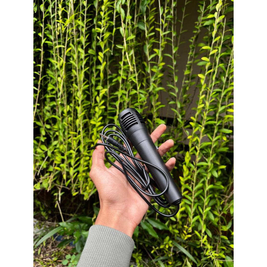 Jual Mic Karaoke Microphone Genggam Mic Kabel Jack 3,5mm | Shopee Indonesia