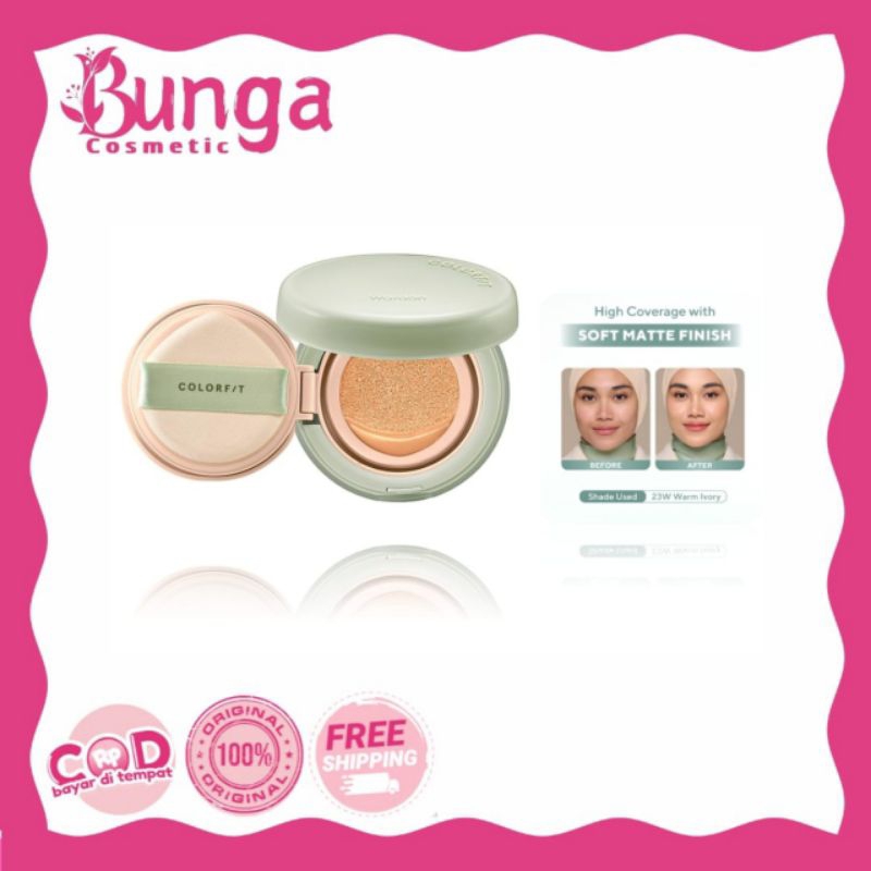 Jual Wardah Colorfit 5D Blur Cloud Cushion Matte Finish | SPF 50++ Nano ...