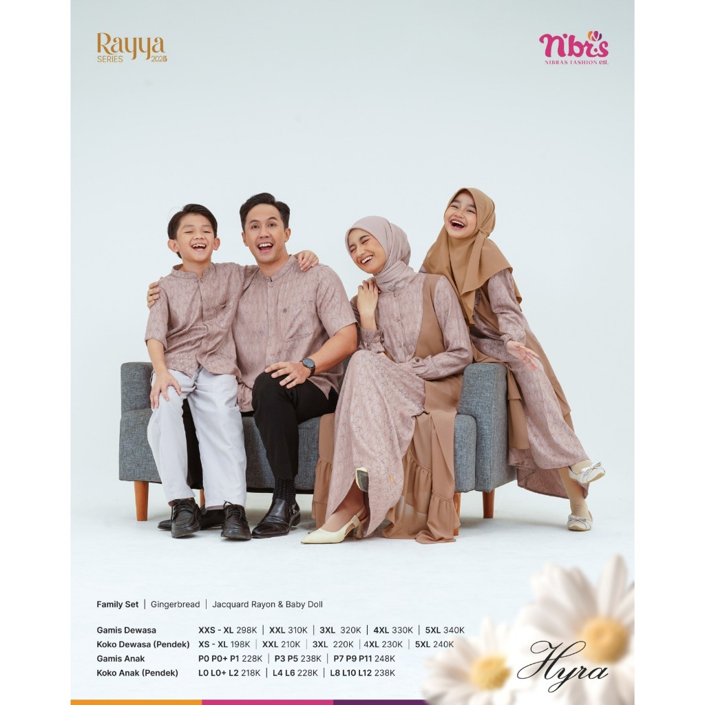 Jual SARIMBIT RAYA SERIES HYRA GINGERBREAD SARIMBIT NIBRAS 2025 ...