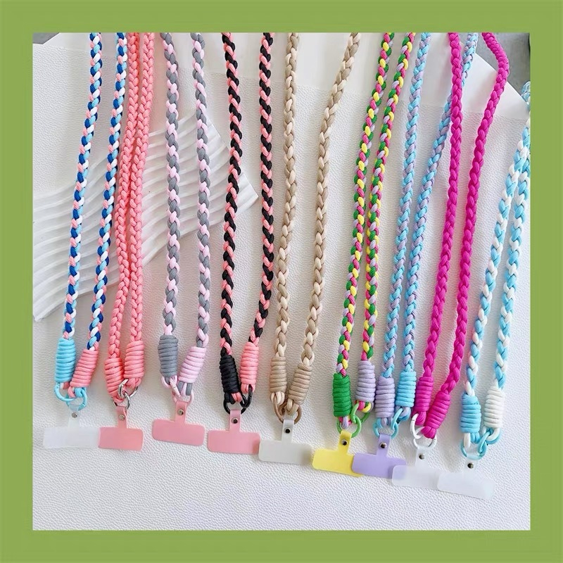 Jual Universal Cross-body Tali HP Lanyard Weave Mobile Phone Strap ...