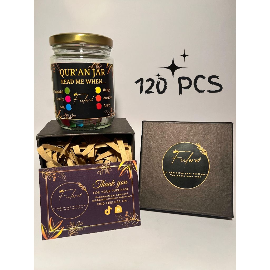 Jual Qur'an Jar | Muslim Jar | 120 pcs | 6 Emotions | Unique Islamic ...