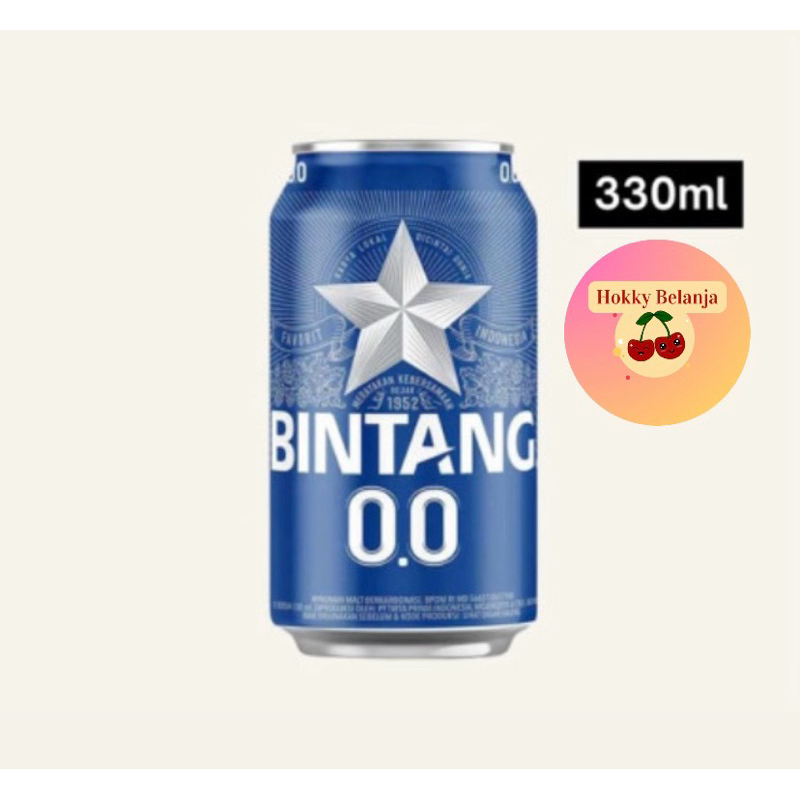 Jual Bintang Zero 0% non alcohol 330ml (12 kaleng) | Shopee Indonesia