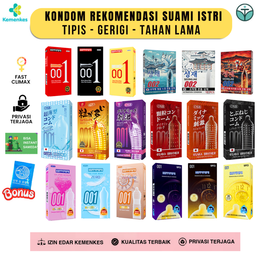 Jual Harga Ecer Kondom OSB Super Tipis - Sensasi Bergerigi Anti Bocor ...