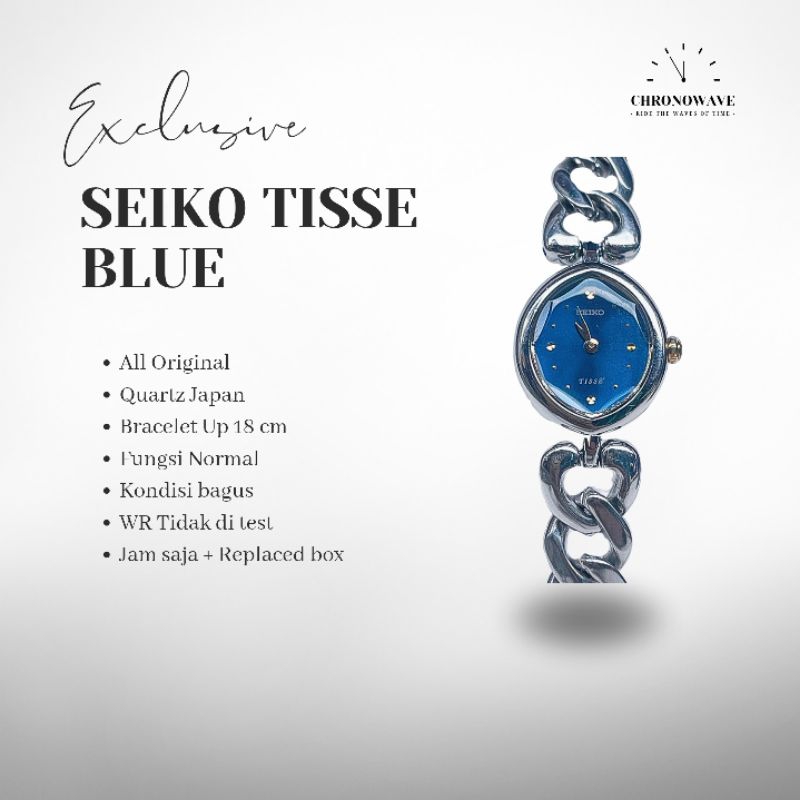 Jual SEIKO TISSE BLUE WATCH | Shopee Indonesia
