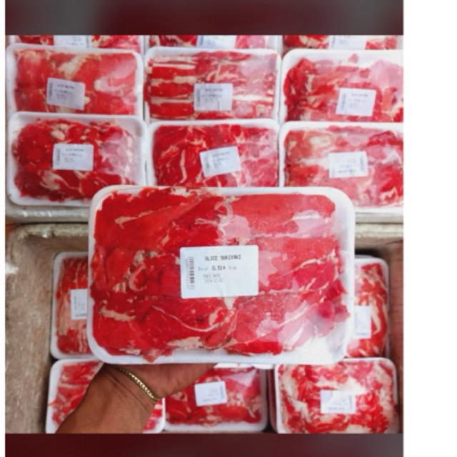 Jual Beef Slice Sukiyaki 500gr Daging Sapi Tipis | Shopee Indonesia