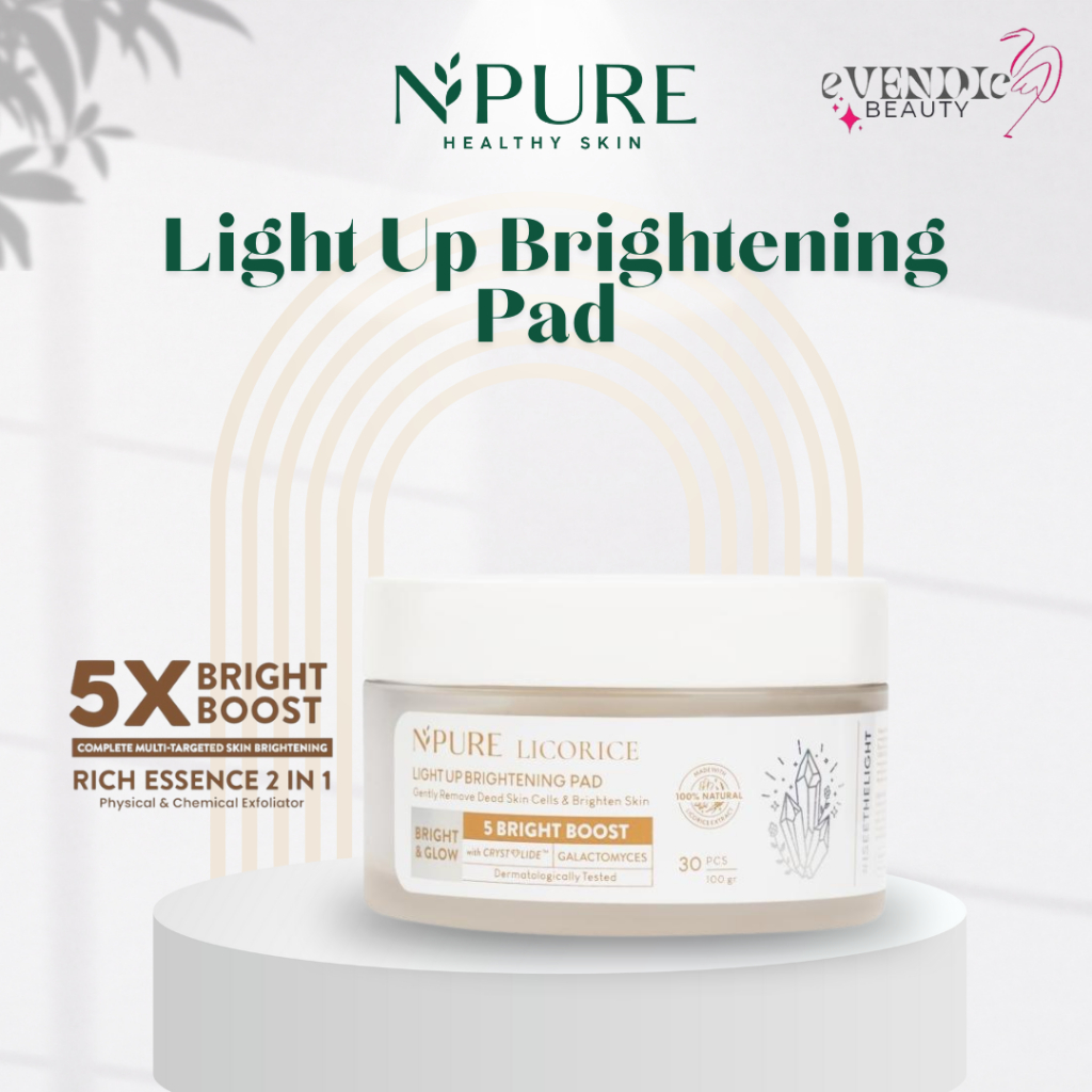 Jual READY NPURE LICORICE LIGHT UP BRIGHTENING PAD [NPURE LICORICE CL ...