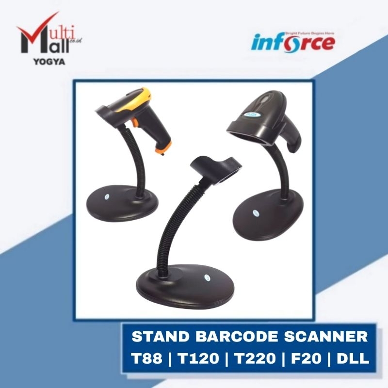 Jual Inforce Stand Barcode Scanner Alumunium & Plastik Tebal Kompatibel dengan All Type Scanner ...