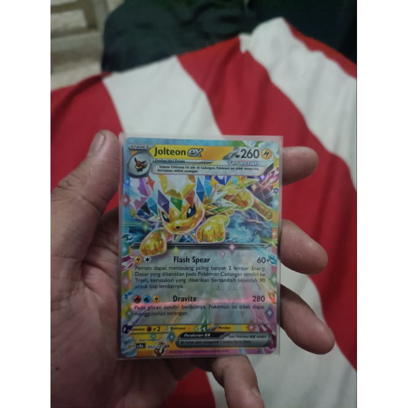 Jual kartu pokemon bahasa Indonesia sv8a Jolteon ex rr | Shopee Indonesia