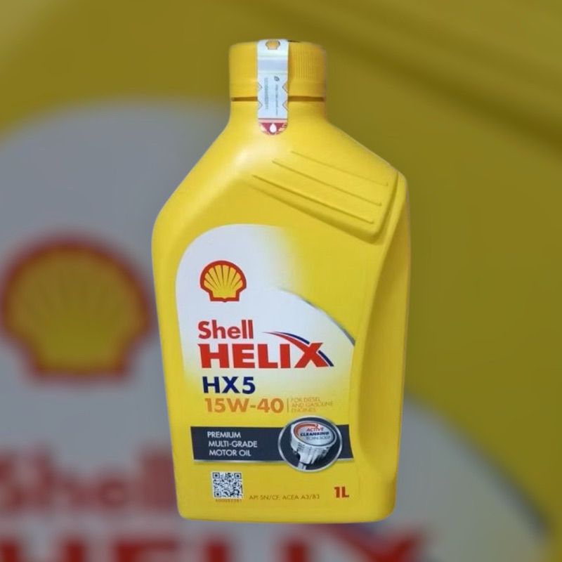 Jual OLI PELUMAS MESIN SHELL HELIX HX5 15W-40 PREMIUM MULTI GREAD 1LITR ...