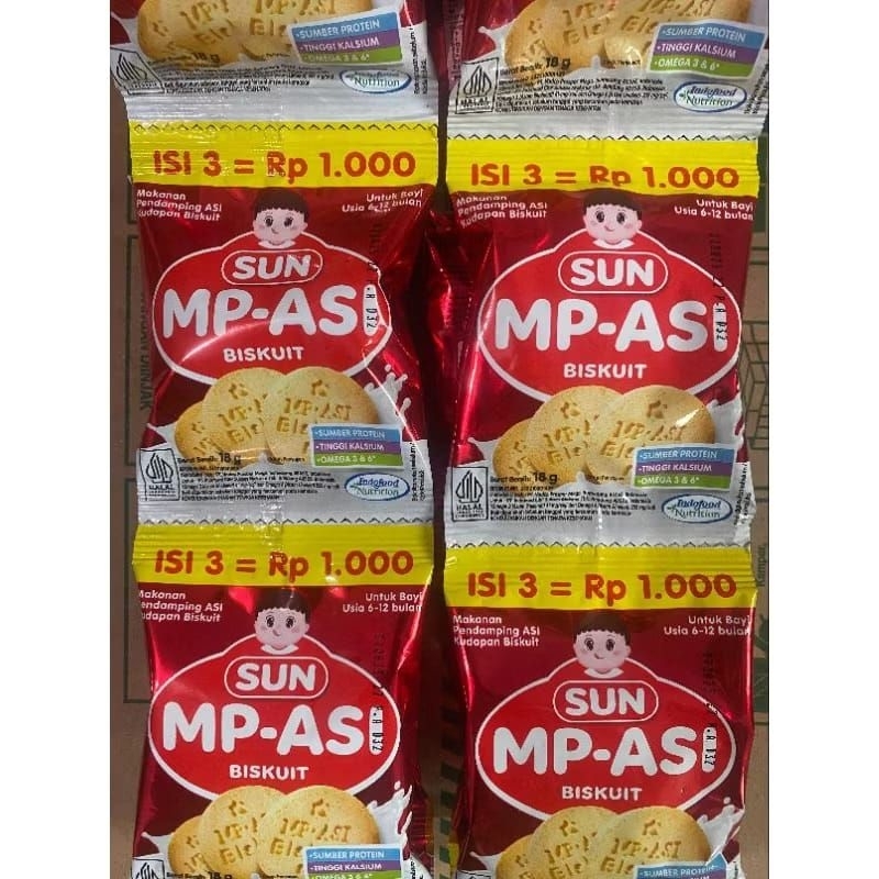 Jual SUN MP-ASI Biskuit 18gr (PER 10 SACHET) | Shopee Indonesia