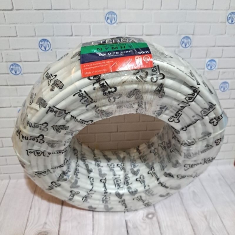 Jual Kabel Eterna NYMHy 2x0.75 Serabut Per Meter | Shopee Indonesia