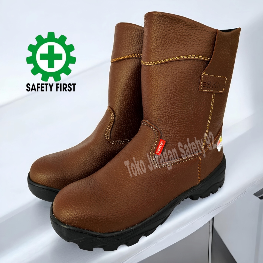 Jual Sepatu Safety Murah Pria Septy Sefty Shoes Kerja Ujung Besi Proyek ...