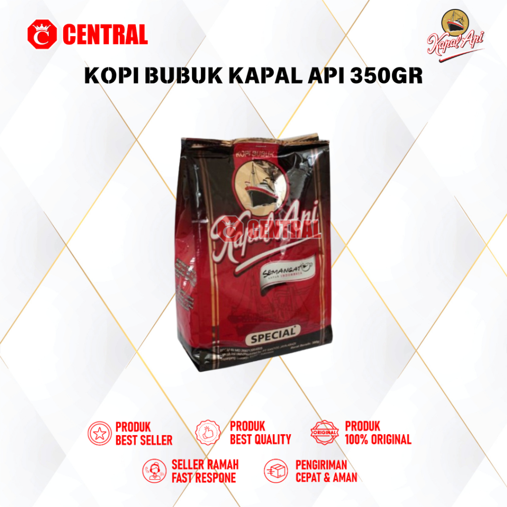 Jual KOPI KAPAL API SPECIAL KOPI BUBUK ISI 350gr/ centralbandung ...