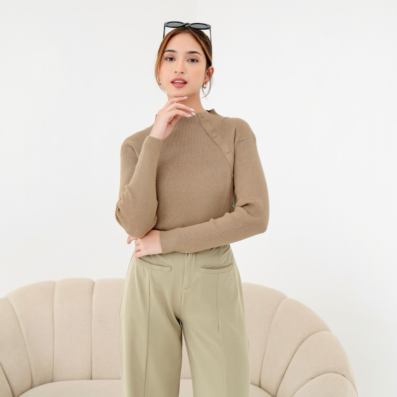 Jual Diana Restu - Eiden Sweater | Knit Polos Wanita | Shopee Indonesia