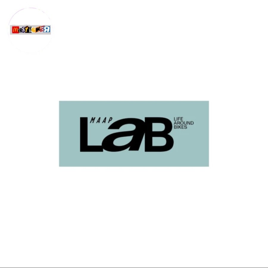 Jual sticker MAAP LaB Life around Bikes logo stiker cycling cyclist ...