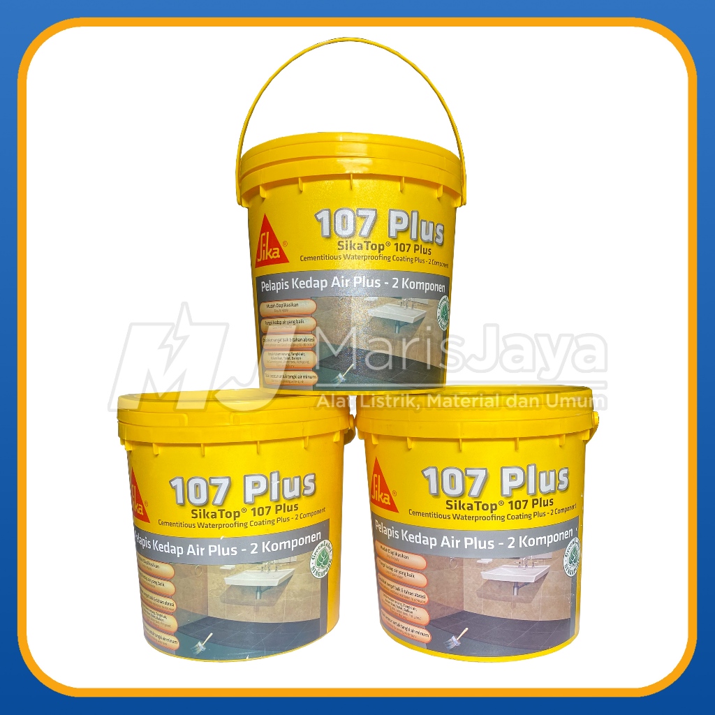 Jual Sika Top 107 Plus 4kg Pelapis Kedap Air 2 Komponen | Shopee Indonesia
