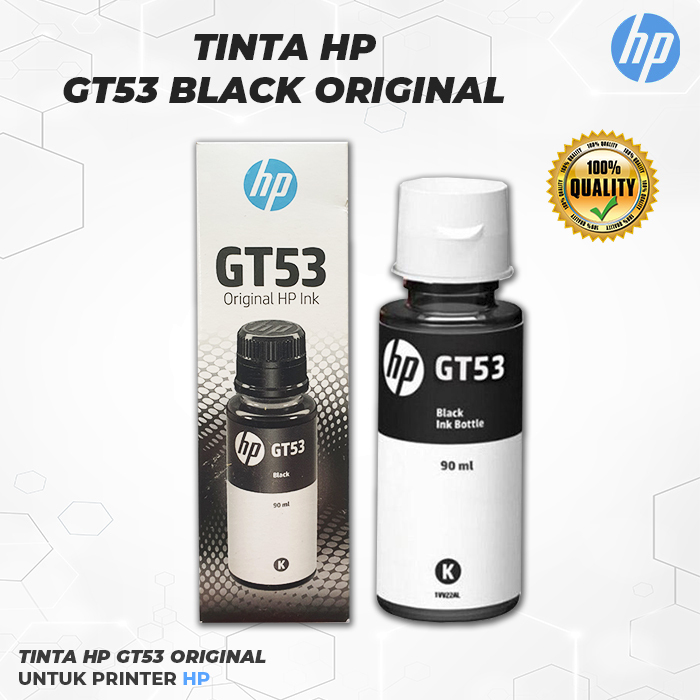 Jual TINTA HP GT53 BLACK ORIGINAL 100% ORI | Shopee Indonesia