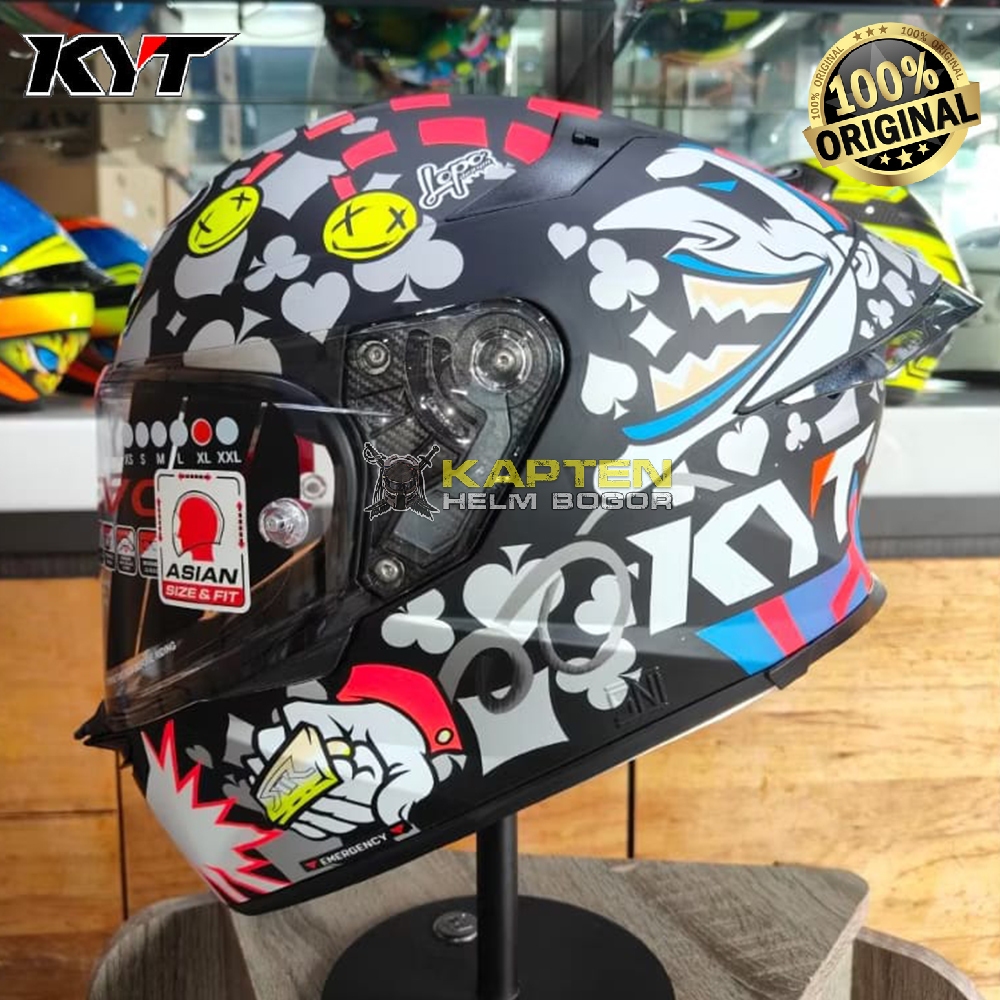 Jual Helm KYT TT REVO 2025 RICARDO ROSSI ECE2206 100% ORIGINAL | Shopee ...