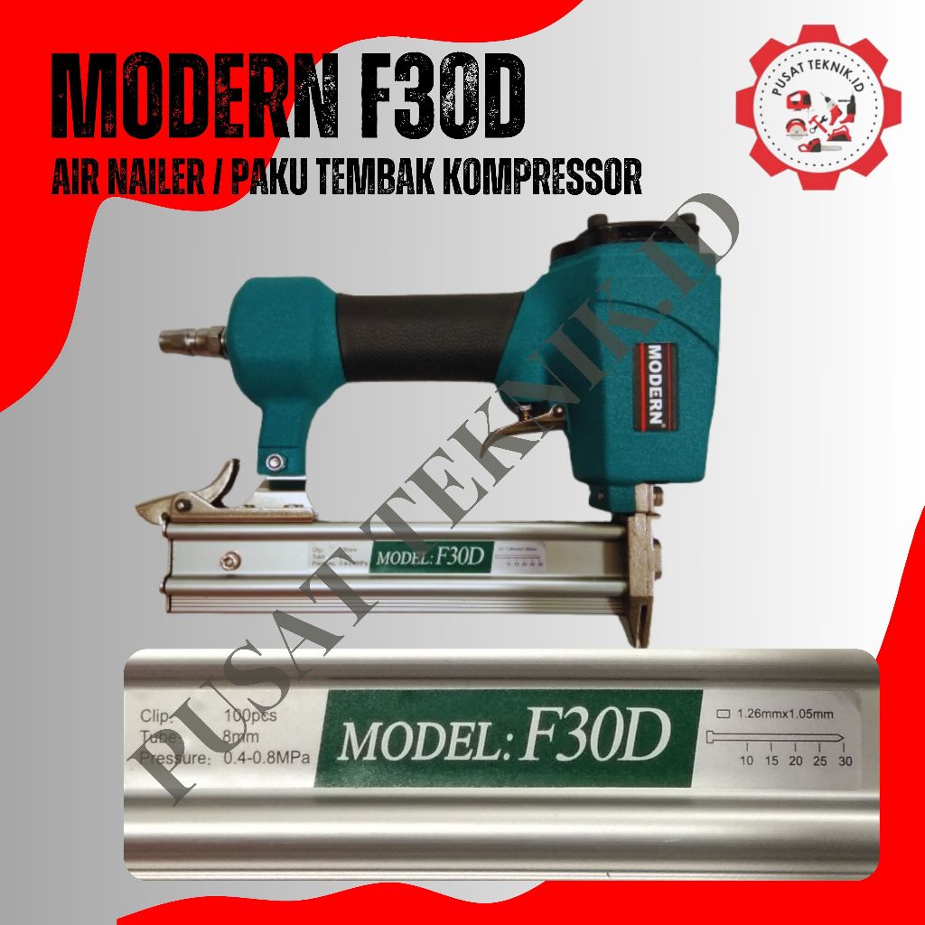 Jual AIR NAILER MODERN M-F30D MESIN STAPLES ANGIN / PAKU TEMBAK ANGIN M F30D | Shopee Indonesia