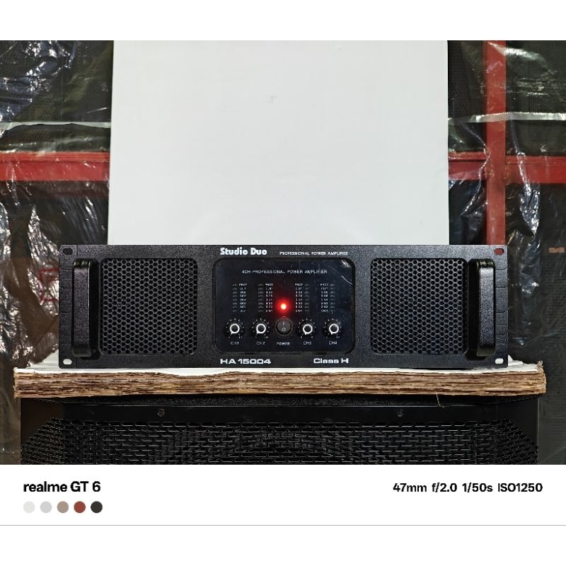 Jual power amplifier profesional studio duo ha15004 class H | Shopee ...