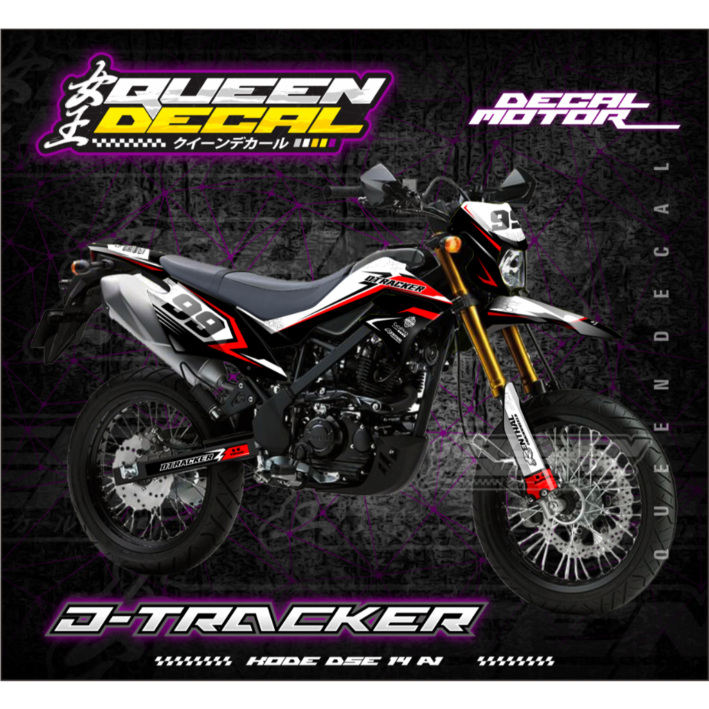 Jual Stiker Motor Full Body D-TRACKER SE Variasi Racing Desain Bisa ...