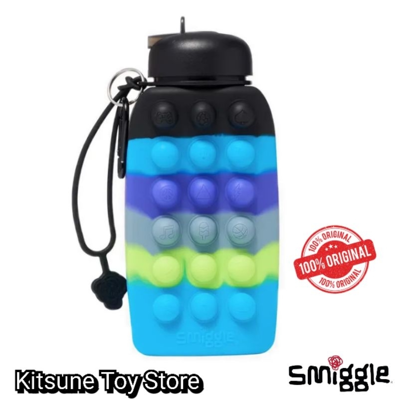 Jual Smiggle Poppies Silicone Water Bottle BPA Free Original - Botol ...