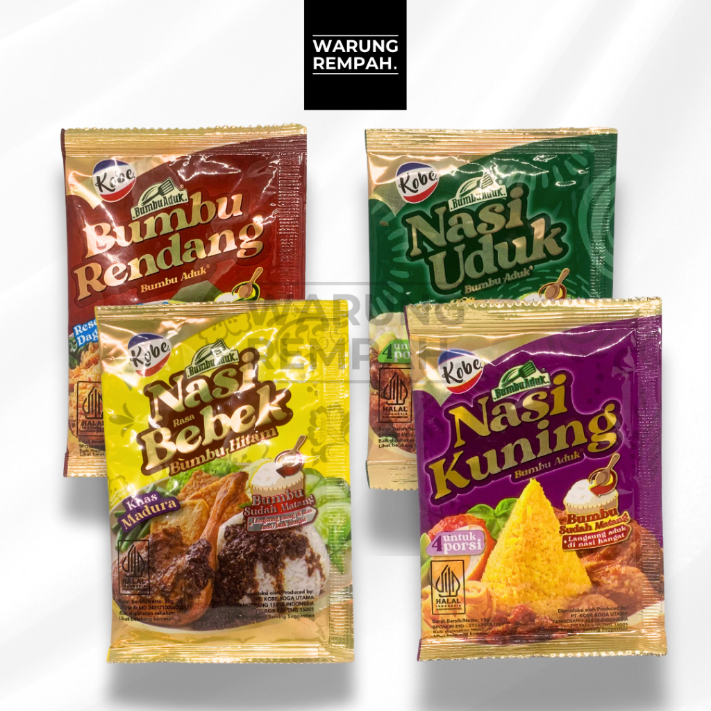 Jual VARIAN LENGKAP KOBE Bumbu Aduk Instant Siap Santap Bebek Bumbu ...