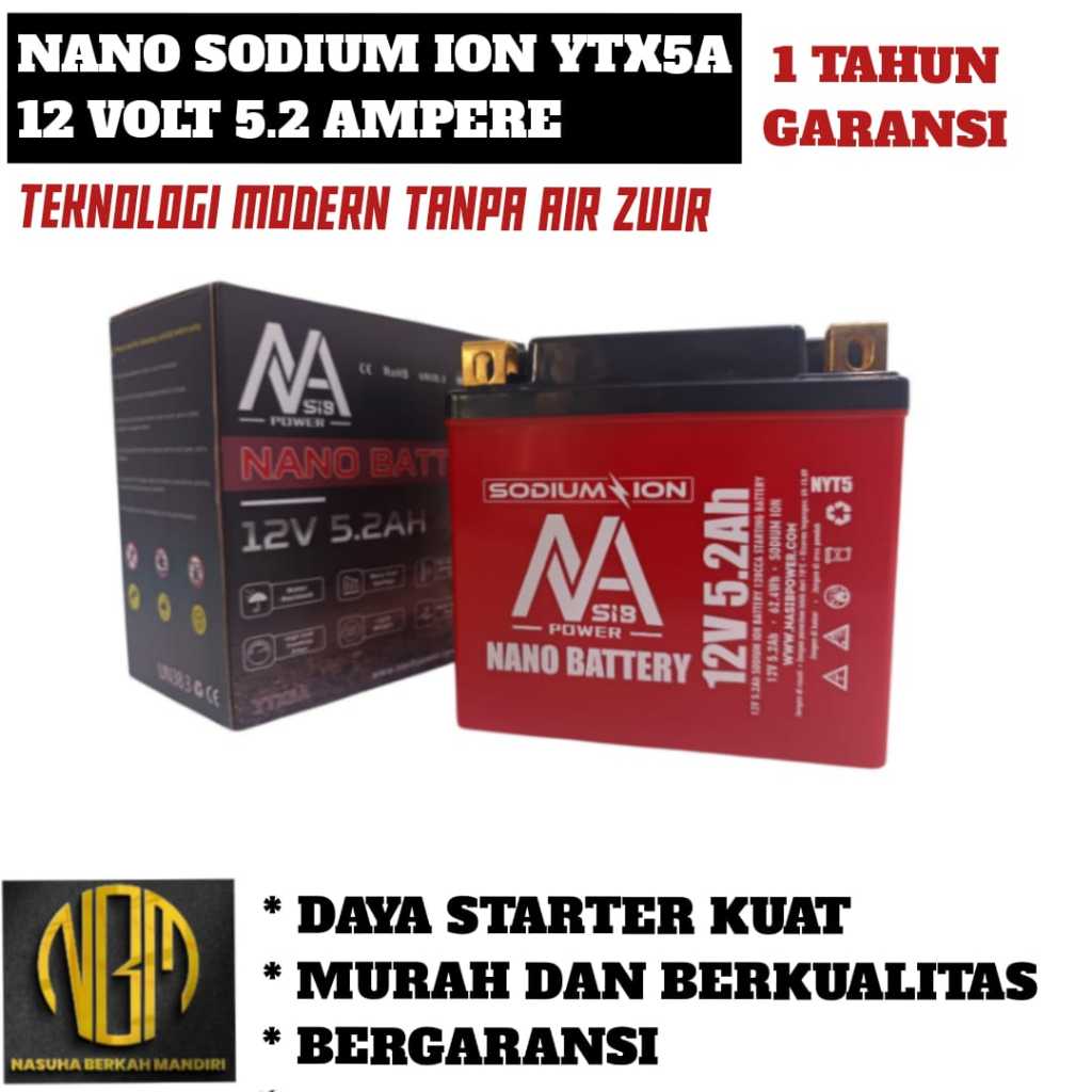 Jual Aki Motor Honda Vario 125/150 CBR 150 SUPRA GTR SONIC PCX 125/150 Satria FU New N MAX Nano ...