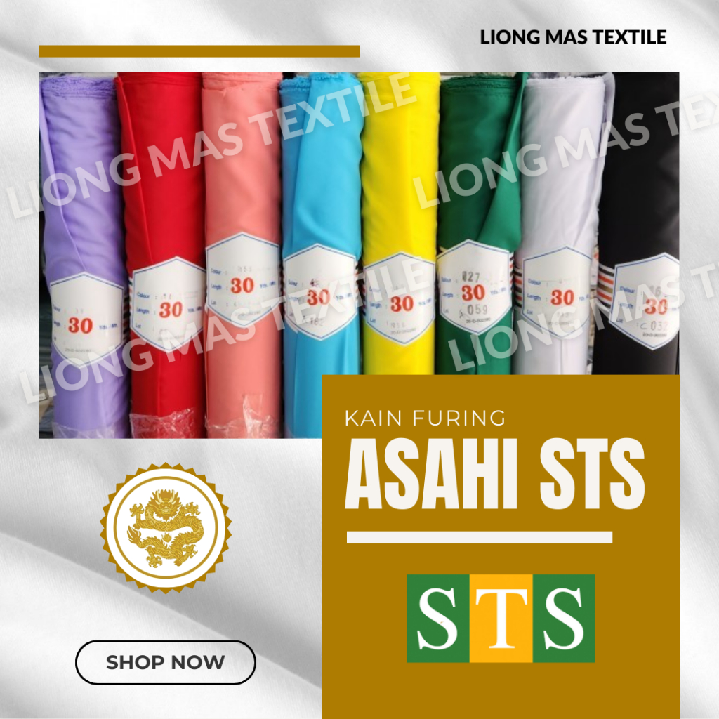 Jual Kain furing ASAHI STS LEBAR 120 Cm utk Furing Lapisan Baju Jaket ...