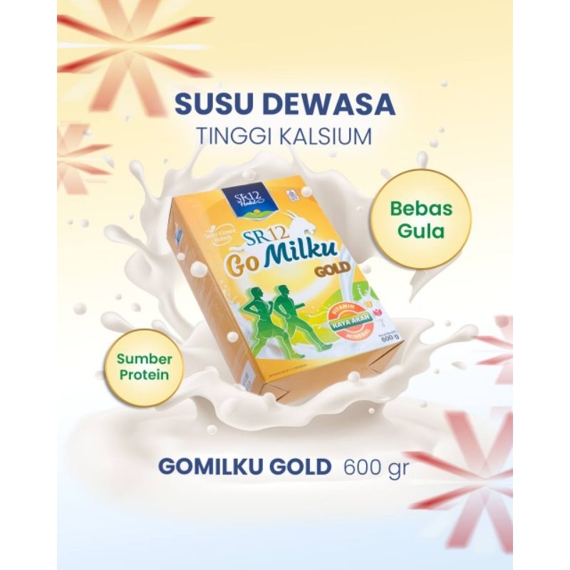 Jual GOMILKU GOLD SR12 / Susu tinggi kalsium, untuk tulang dan sendi ...