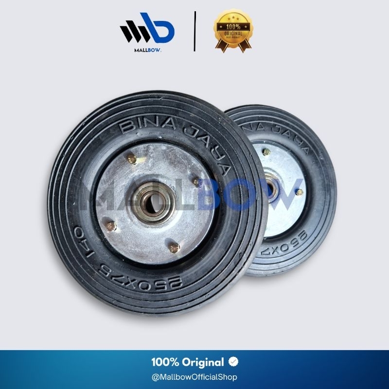 Jual Mallbow | Roda Ban Troli BinaJaya /Trolley Wheel BinaJaya 12" Inch ...