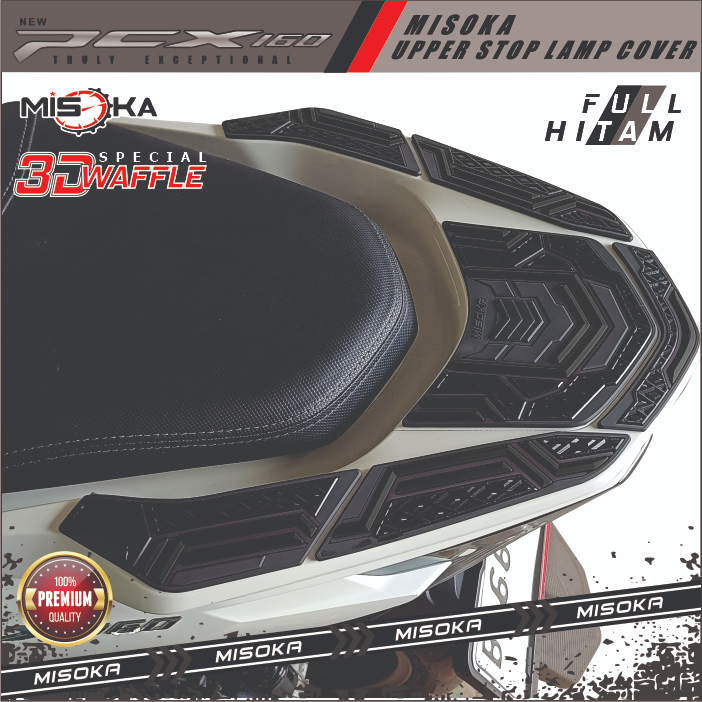Jual Misoka Upper Stop Lamp Cover Pcx 160 2025 Roadsync Rubber Karet Aksesoris Motor Matic ...