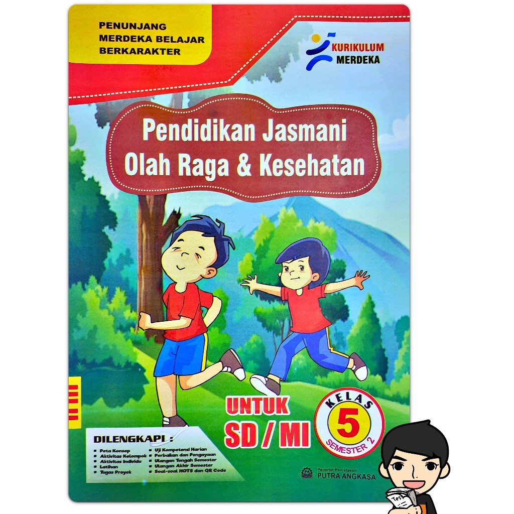Jual BUKU LKS PJOK PENJAS SD KELAS 5 SEMESTER 2 KURIKULUM MERDEKA 2024-2025 | PUTRA ANGKASA ...