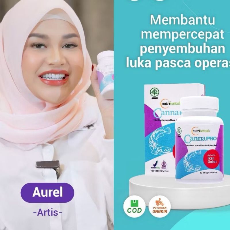 Jual Nutrisentials CannaPro isi 30 kapsul | Kapsul Kutuk Ekstrak Ikan Gabus - Luka Pasca Operasi ...