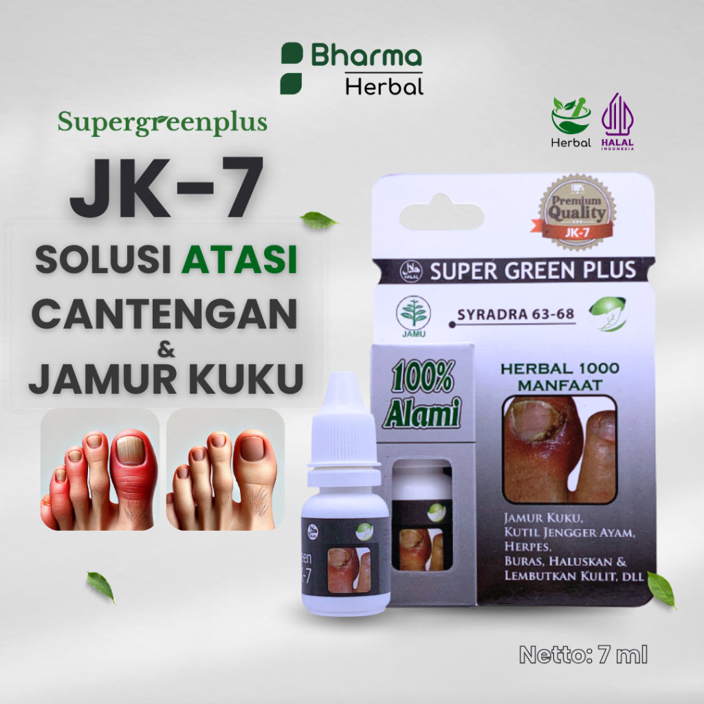 Jual Obat Jamur Kuku JK-7 by SUPERGREENPLUS Obat Cantengan dan Jamur ...